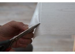 How to apply sticky back plastic | Ideas & Advice | DIY at B&Q